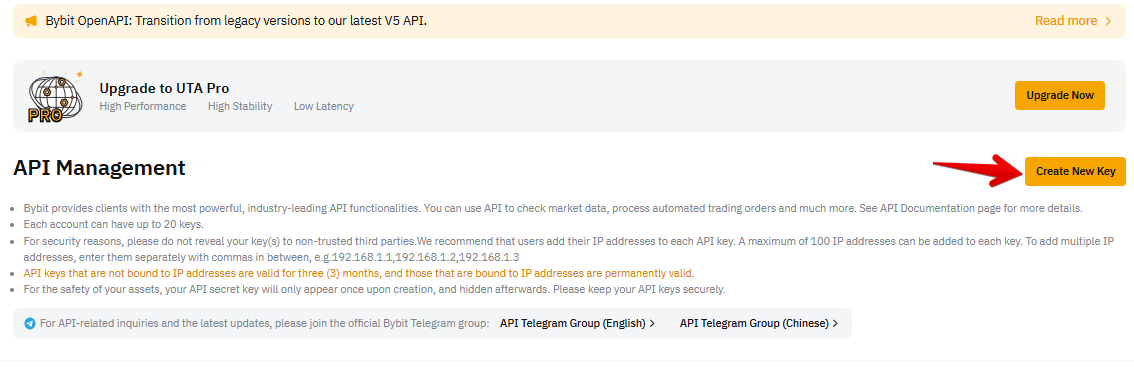 How to create API and Secret Key in ByBit Subaccount – BitsTurtle